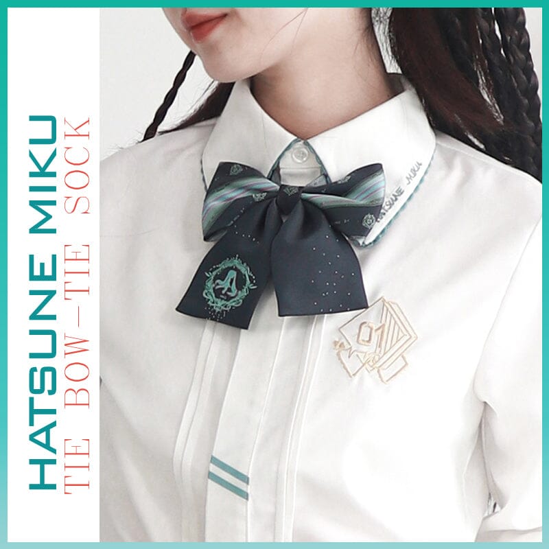 OrientalGirl Hatsune Miku JK Matching Tie/Bow-tie/Sock